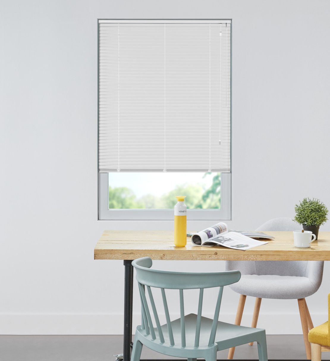Aluminium Jaloezieën Allure Op Maat - Crisp White 7030 - Veneta.com